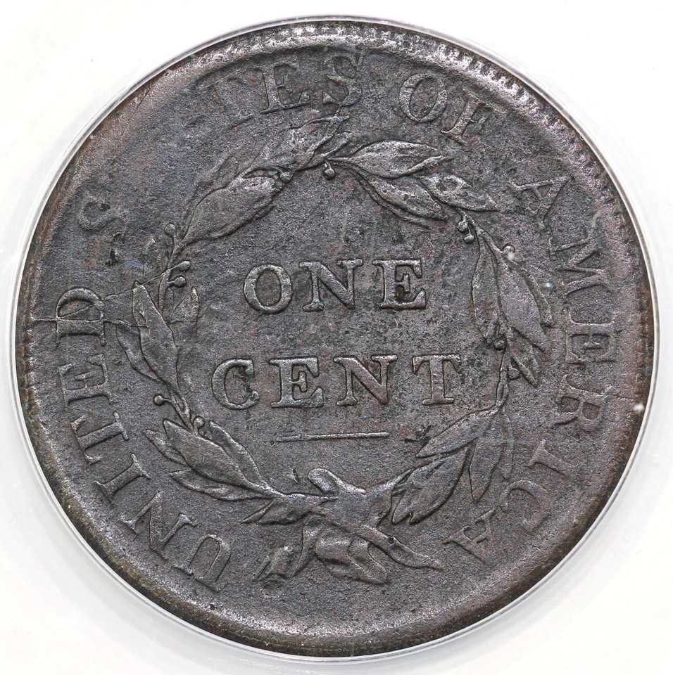 1808 1c S-277 12 Stars Classic Head Large Cent ANACS VG 10 Details ...