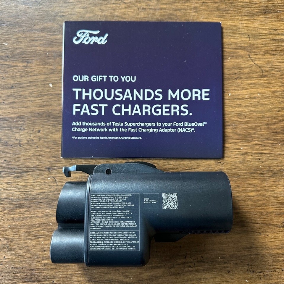Ford F-150 Lightning Mustang Mach-E Tesla Supercharger NACS Adapter ...