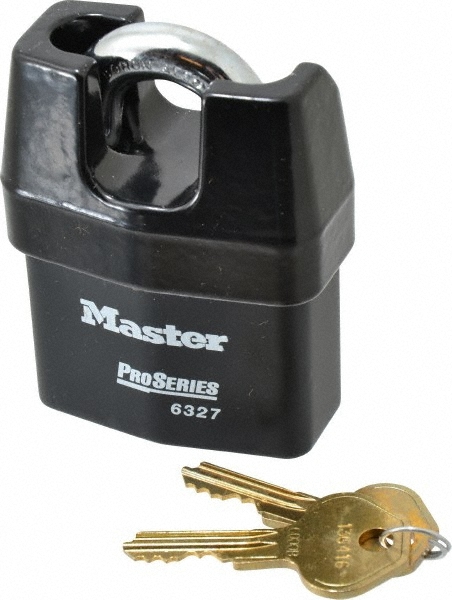 Master Lock 6327 67mm Wide 11mm Shackle Shrouded Laminated Steel ...