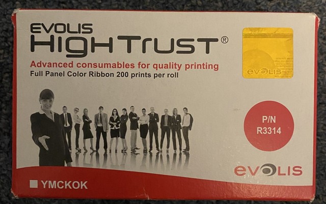 Evolis R3314 Cyan Magenta Yellow Ink Ribbon for sale online | eBay