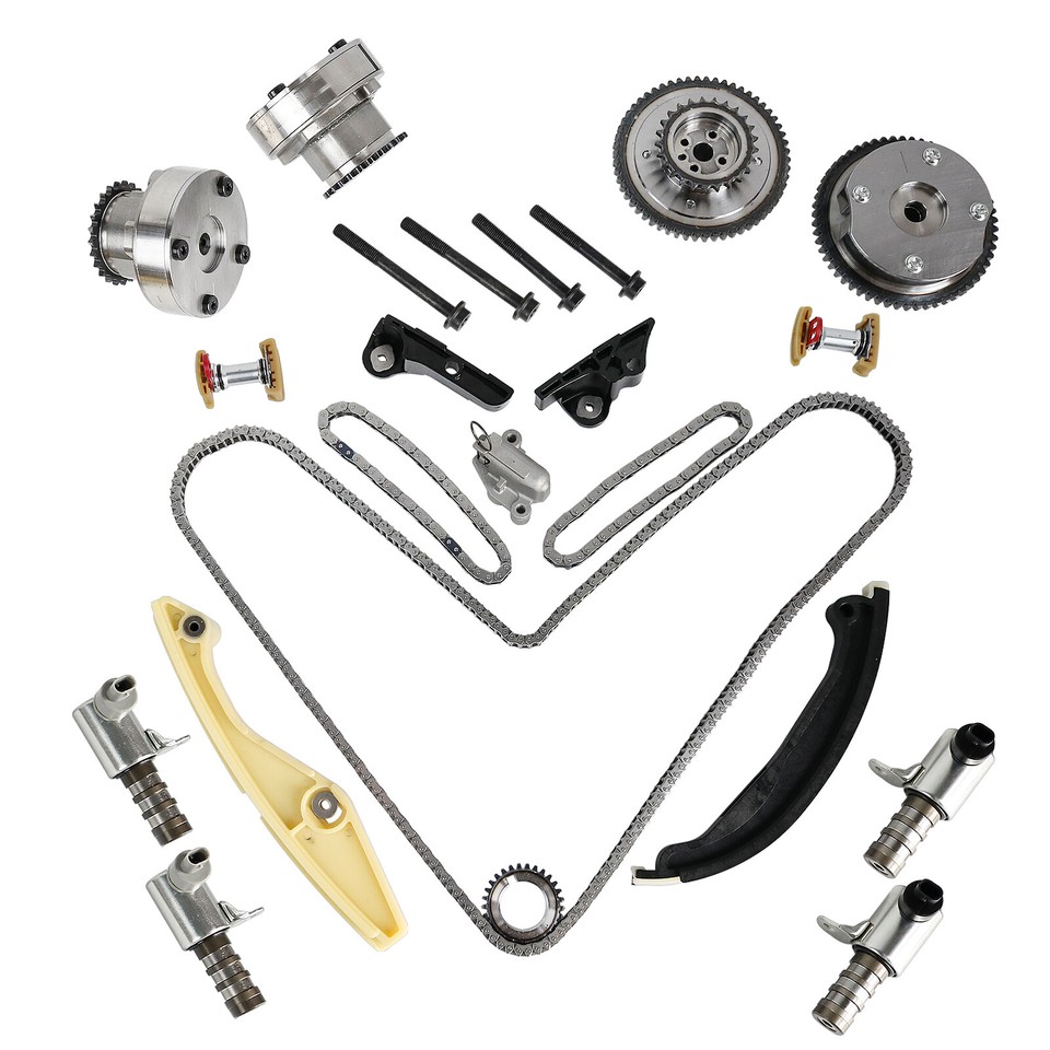Timing Chain Kit With VVT Cam Phaser for Ford F-150 Lincoln MKX 3.5L ...