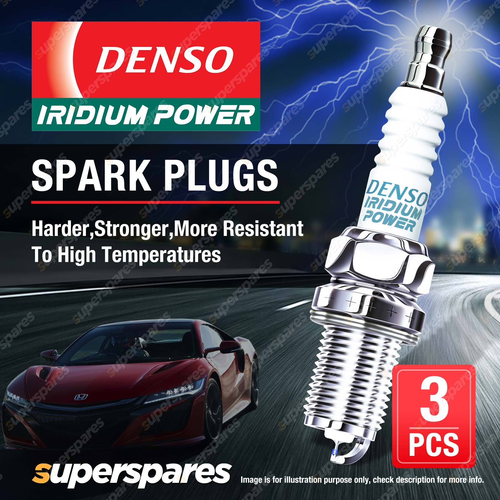 3 x Denso Iridium Power Spark Plugs for Suzuki Swift G10 G10A EA MA 1 ...