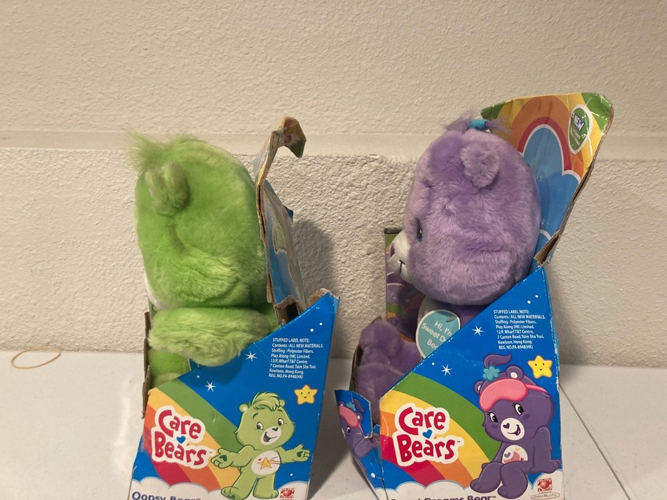 My First Care Bear Oopsy Bear 2007 Super Soft Play along & Sweet Dreams ...