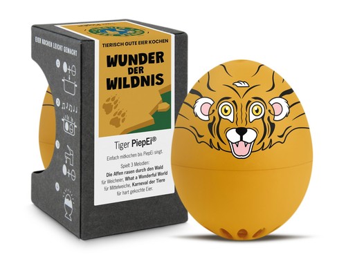 Tiger BeepEgg – Egg Timer for Boiling Eggs – Musical Egg Cooker for ...