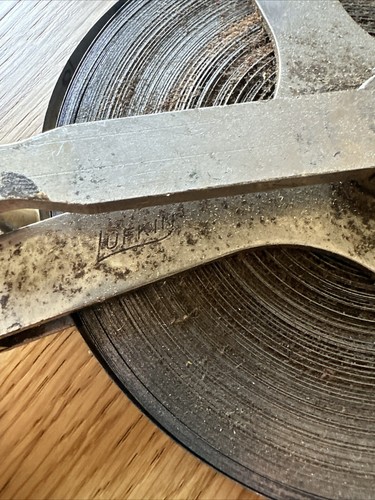 Vintage LUFKIN 100 Foot Reel Tape Measure- Wooden Handle | eBay