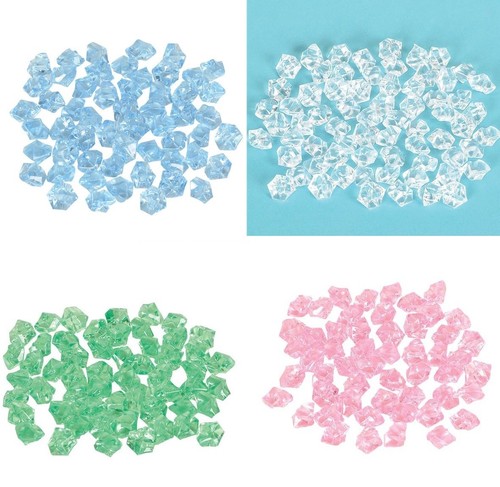 1000 (approx) Acrylic Crystals Aquarium Fish Tank Stone Gems Wedding ...