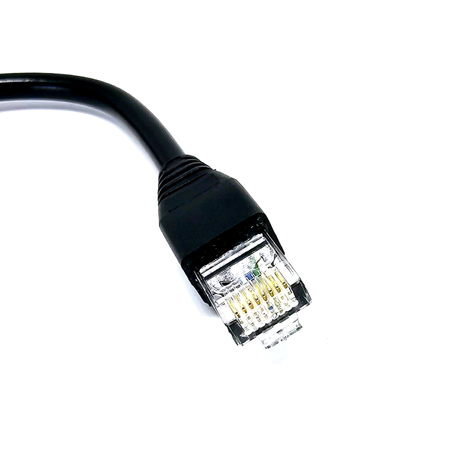 8-Pin Round ICOM to 8-Pin RJ45 Modular ICOM TRX Adapter HS-88C (OPC-589 ...