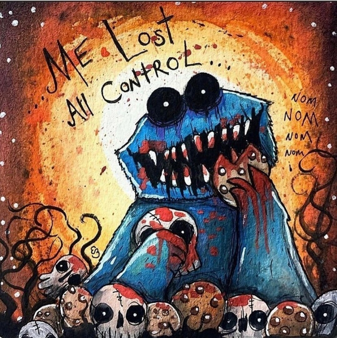 Scary Cookie Monster