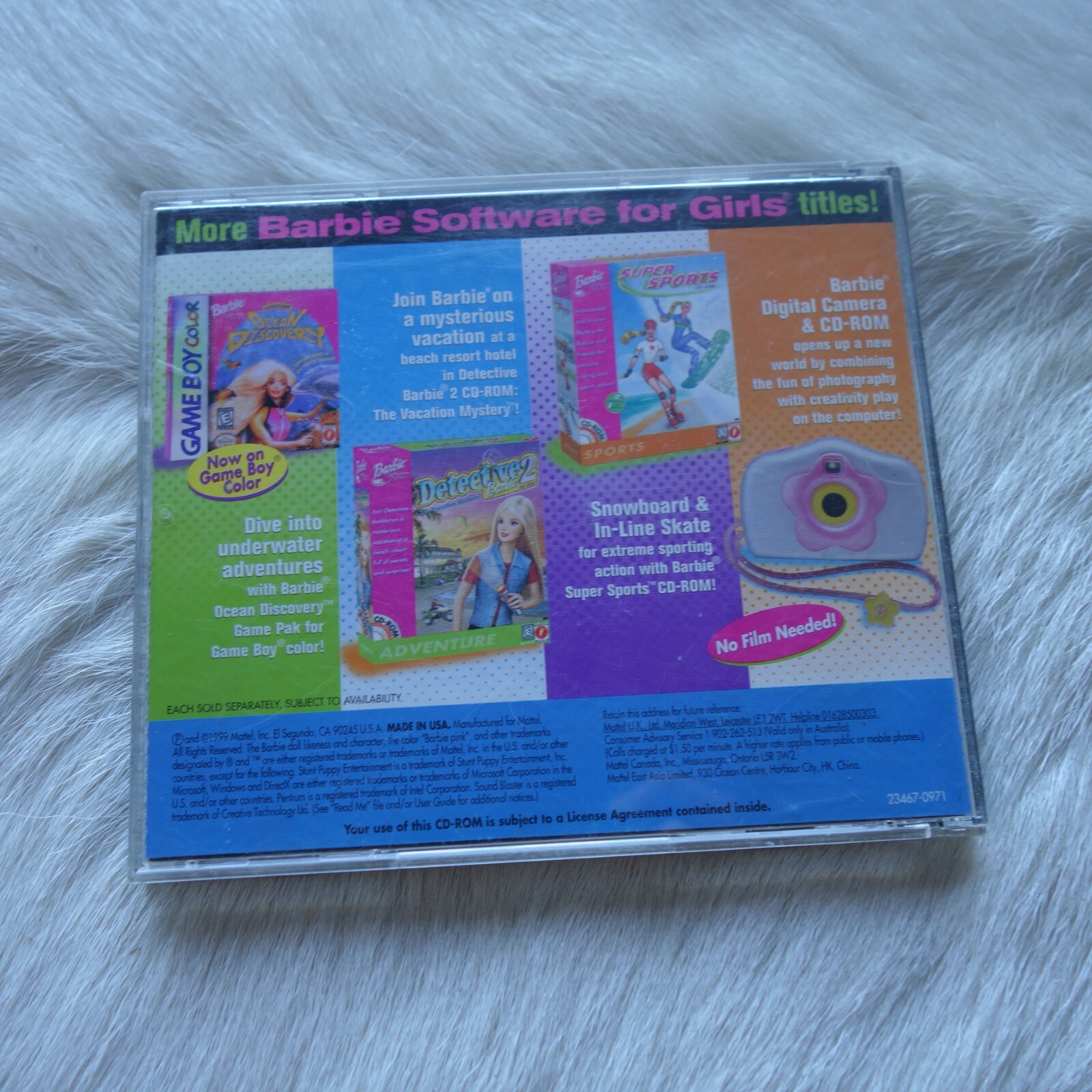 Vintage BARBIE Game BARBIE Gotta Grove Barbie CD ROM Barbie PC 1999 ...