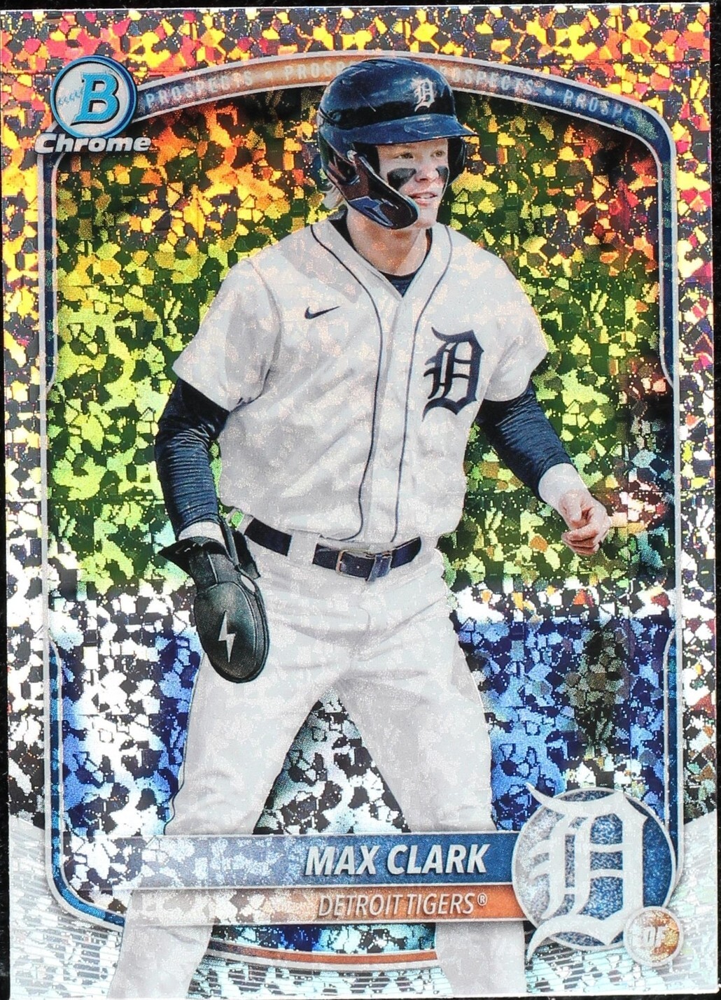 2025 Bowman - Chrome Prospects Max Clark #BCP-24 Mini-Diamond Refractor ...
