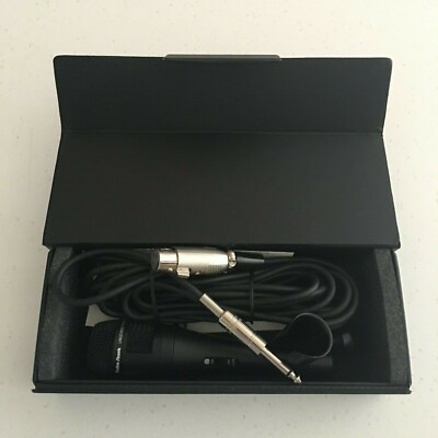 UNIDIRECTIONAL DYNAMIC MICROPHONE WITH CABLE, HOLDER, GREAT CONDITION ...