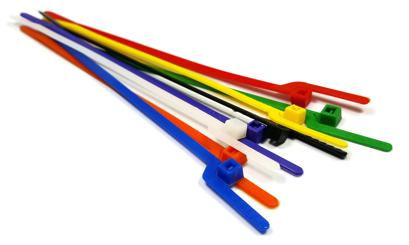 Peel Off Tear Away Cable Ties Tote Saver Zip Ties 6inch - Colors (Bag ...
