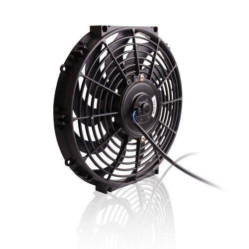 12" inch 12V PULL/PUSH SLIM RADIATOR ELECTRIC COOLING THERMO FAN+ ...