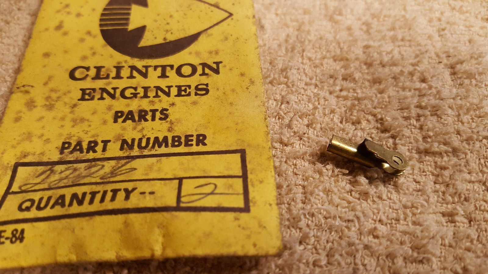 New Clinton air cooled gas engine connector linkage throttle old # 2226 ...