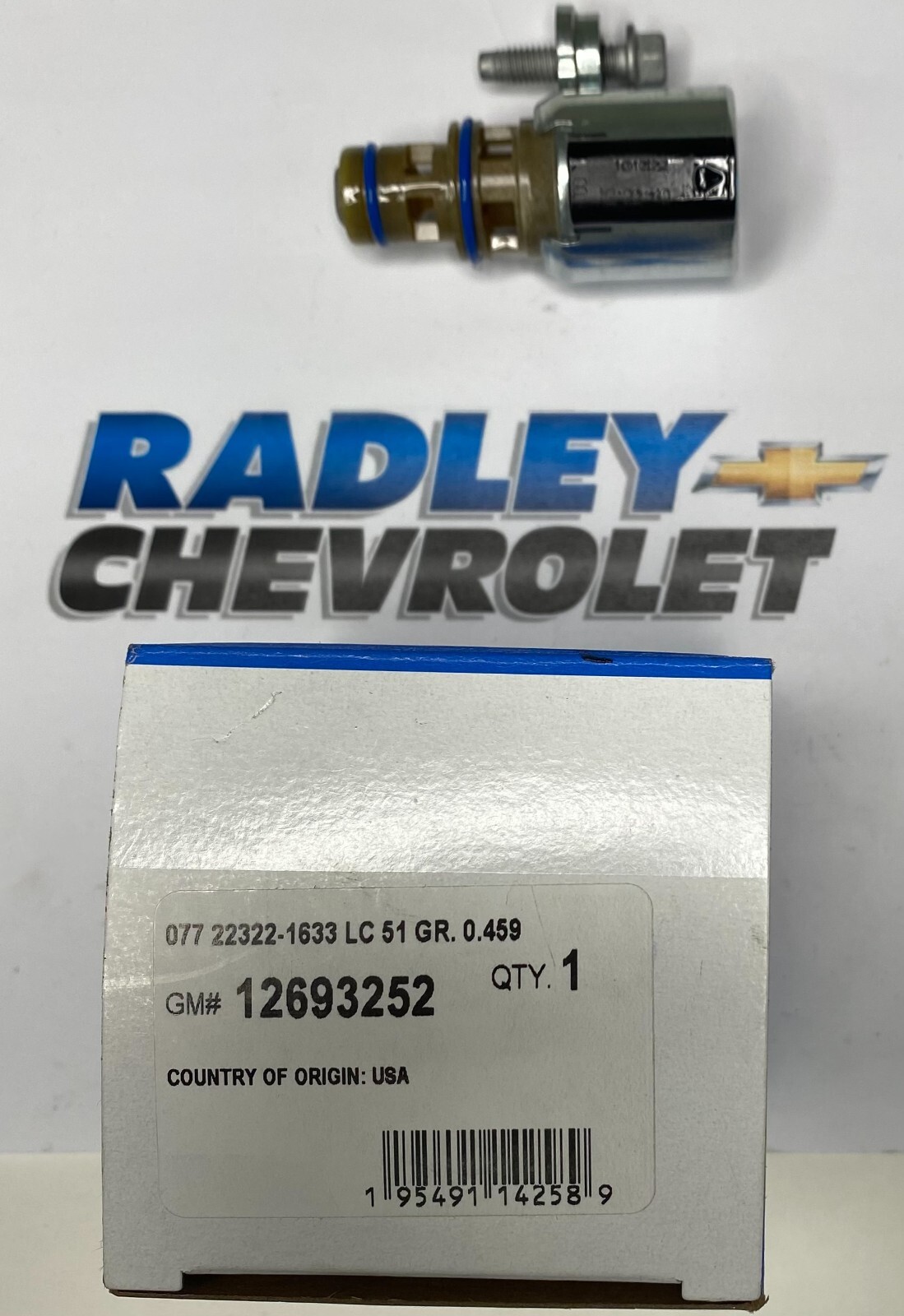 NEW GM OEM VALVE- GENERAL MOTORS GMC 12693252 | eBay