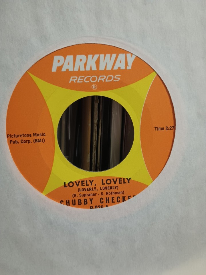 CHUBBY CHECKER 45 Weekend's Here /Lovely Lovely Record in EX condition ...