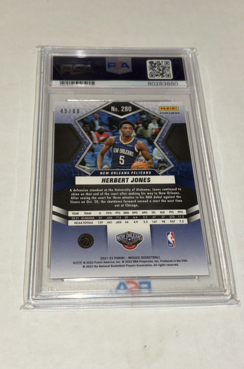 2021-22 Panini Mosaic - Rookies Choice Fusion Red & Yellow Prizm #231 ...