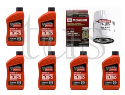 Genuine Motorcraft Engine oil change kit 2016 Lincoln MKS 3.5L V6 ...