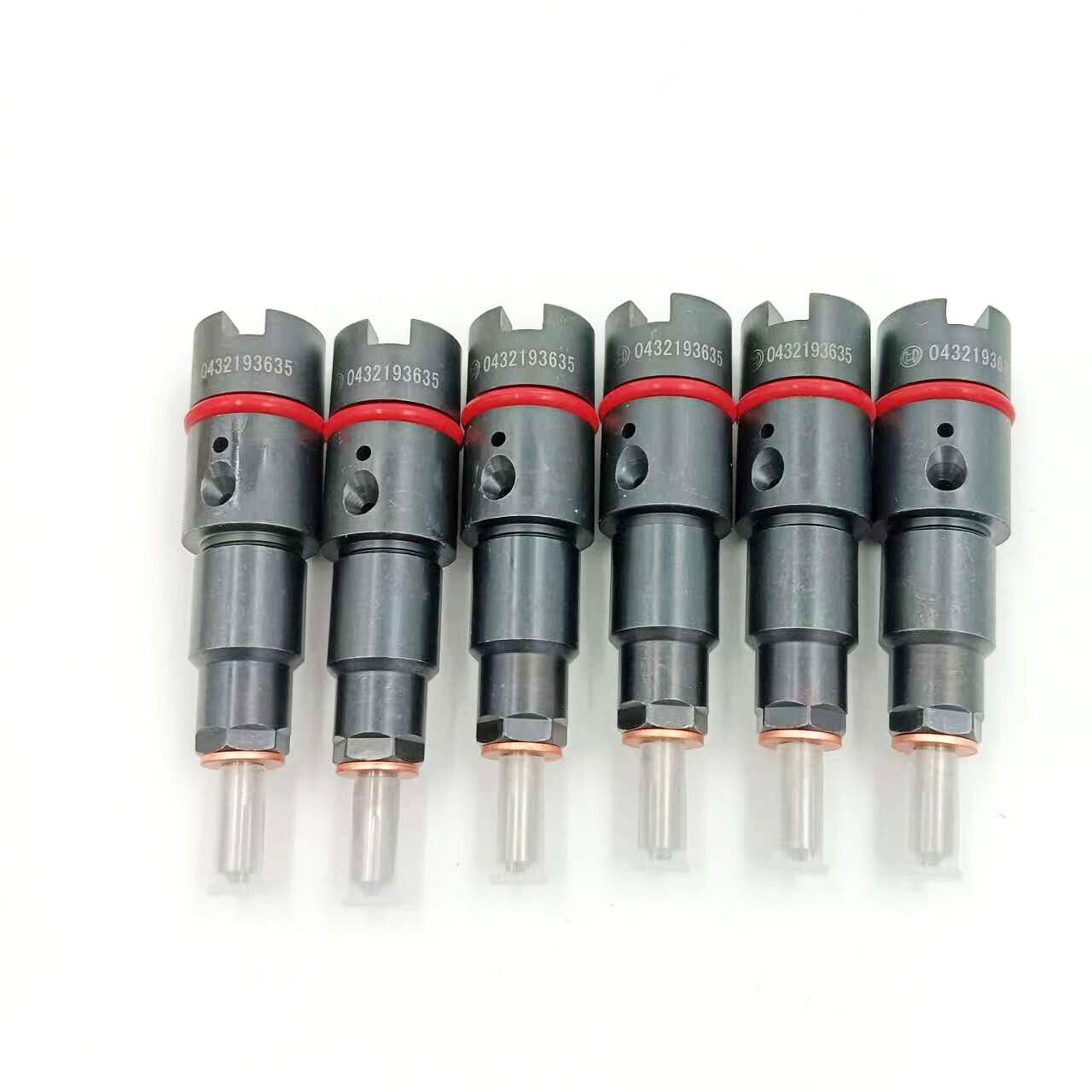 6PCS Fuel Injectors RV275 Valve 24V 0432193635 For Dodge Cummins 40-50 ...