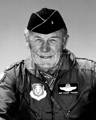 CHUCK YEAGER BRIGADIER GENERAL LEGENDARY TEST PILOT - 8X10 PHOTO (ZZ ...