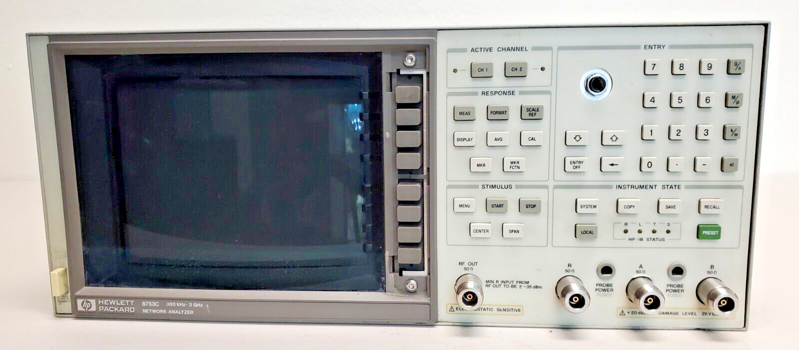 HP 8753C Network Analyzer 300 kHz - 3 GHz | eBay