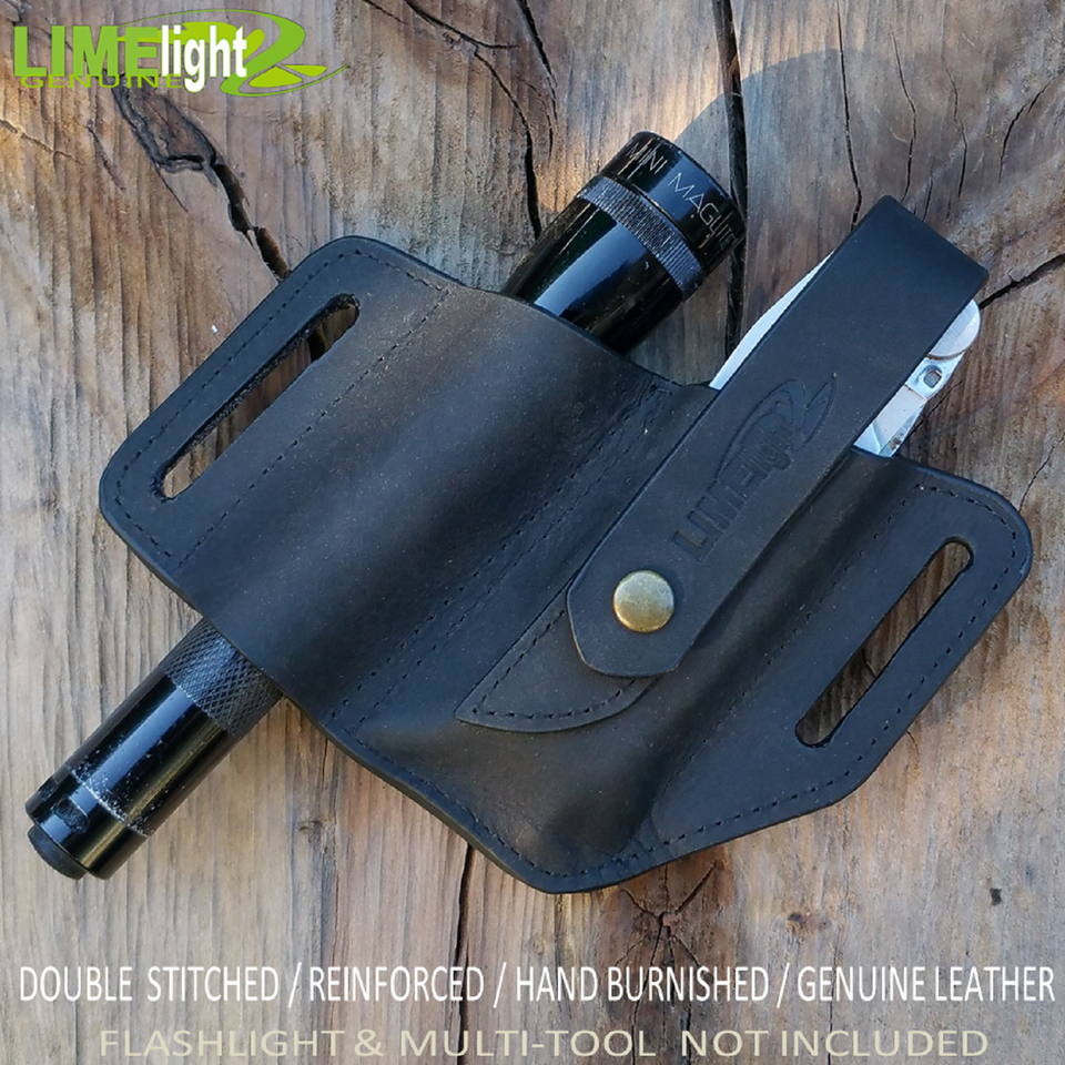 MAGLITE LEATHERMAN UPGRADE LEATHER HOLSTER MULTI TOOL FLASHLIGHT TORCH ...