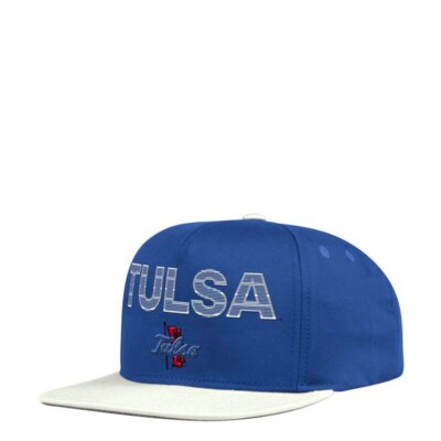 Tulsa Golden Hurricane NCAA Adidas Men's Blue Sideline Flat Brim ...