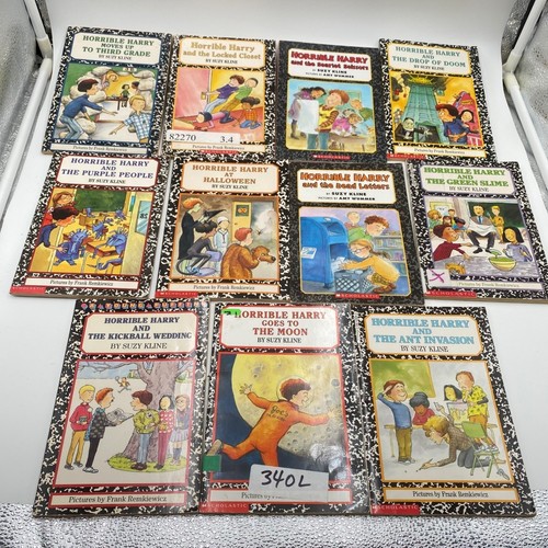 Horrible Harry Book Set by Suzy Kline, 11 Book Lot, Children's Chapter ...