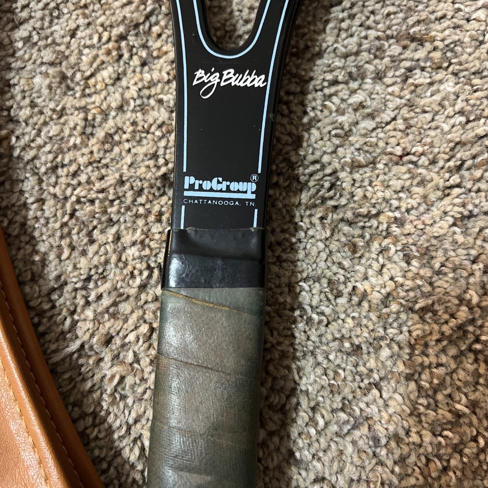 Vintage Big Bubba Pro Group Tennis Racket 4 3/8 L Tony Trabert Graphite ...