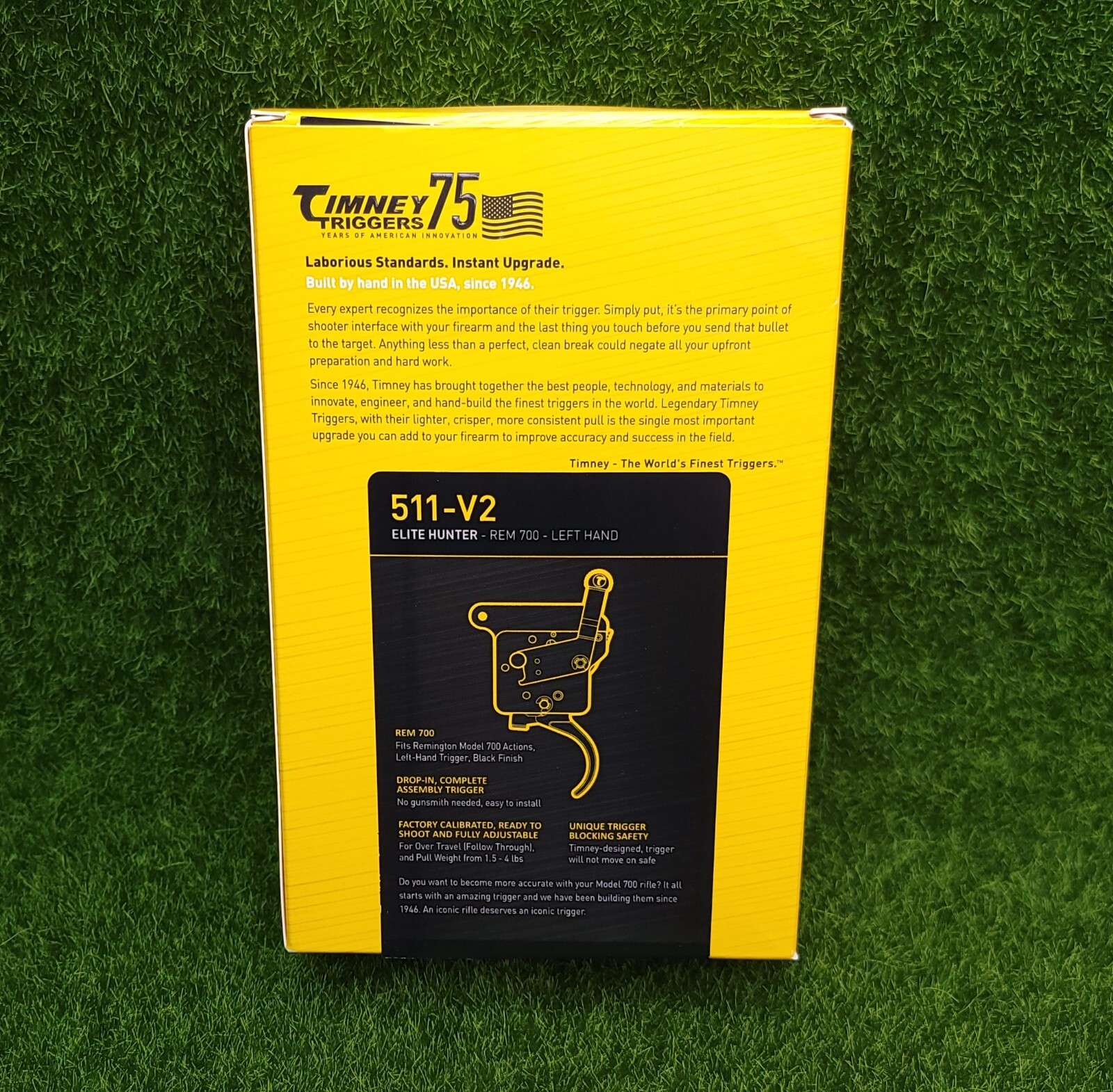 Timney Trigger 511-V2 Elite Hunter Remington 700 Left Hand Black 3 lb ...