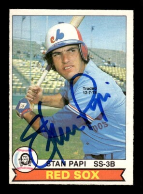 STAN PAPI SIGNED 1979 O-PEE-CHEE #344 BOSTON RED SOX ON-CARD AUTO | eBay