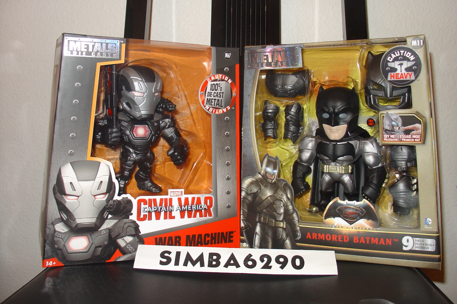 6" METALS WAR MACHINE ARMORED BATMAN Set MARVEL DC COMICS M11M67 IRON ...