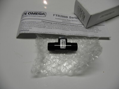 OMEGA Turbine Flow Rate Sensor FTB2003 | eBay