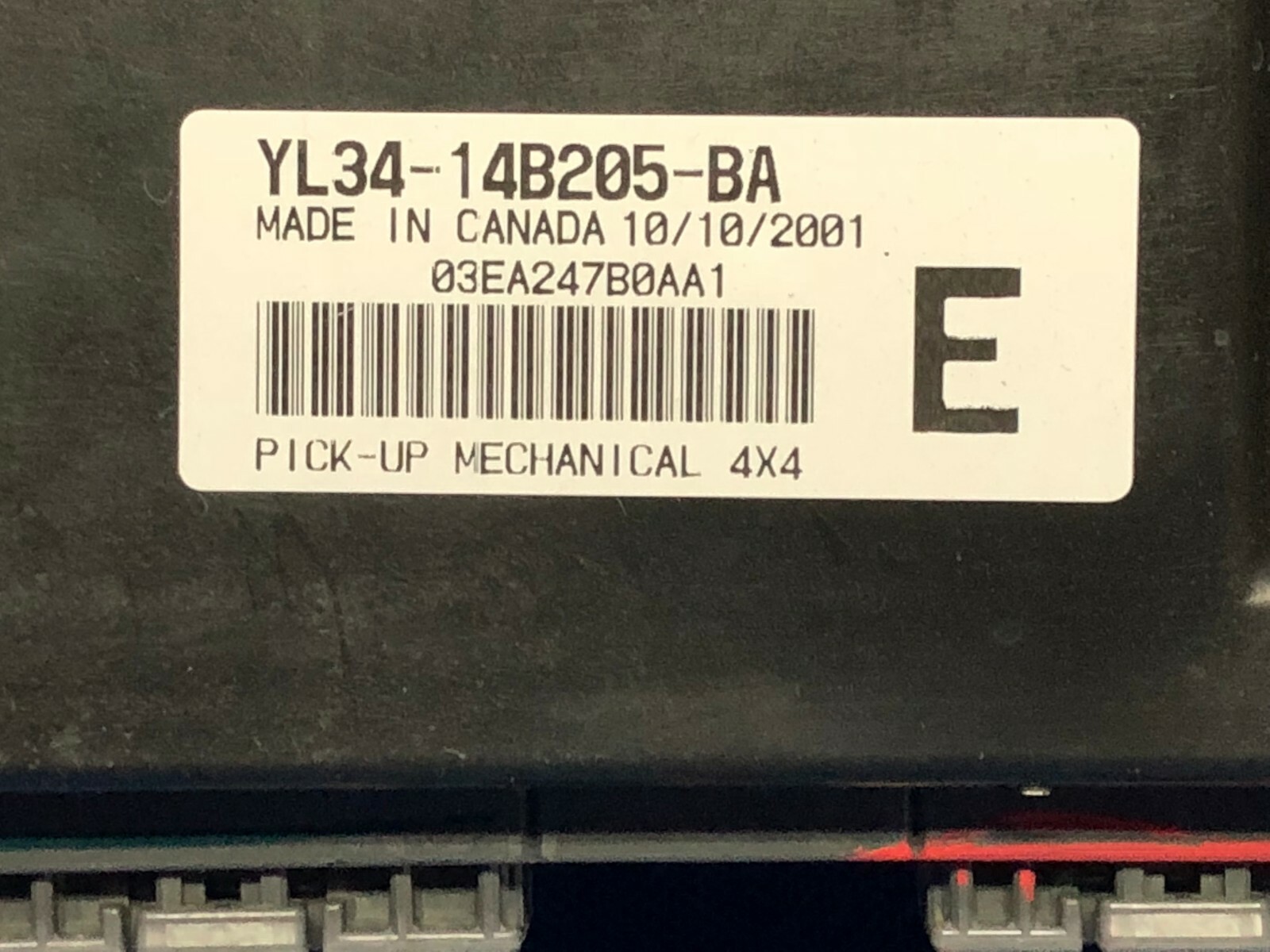 00-01 FORD F150 4X4 GEM ELECTRONIC MULTIFUNCTION CONTROL Module YL34 ...