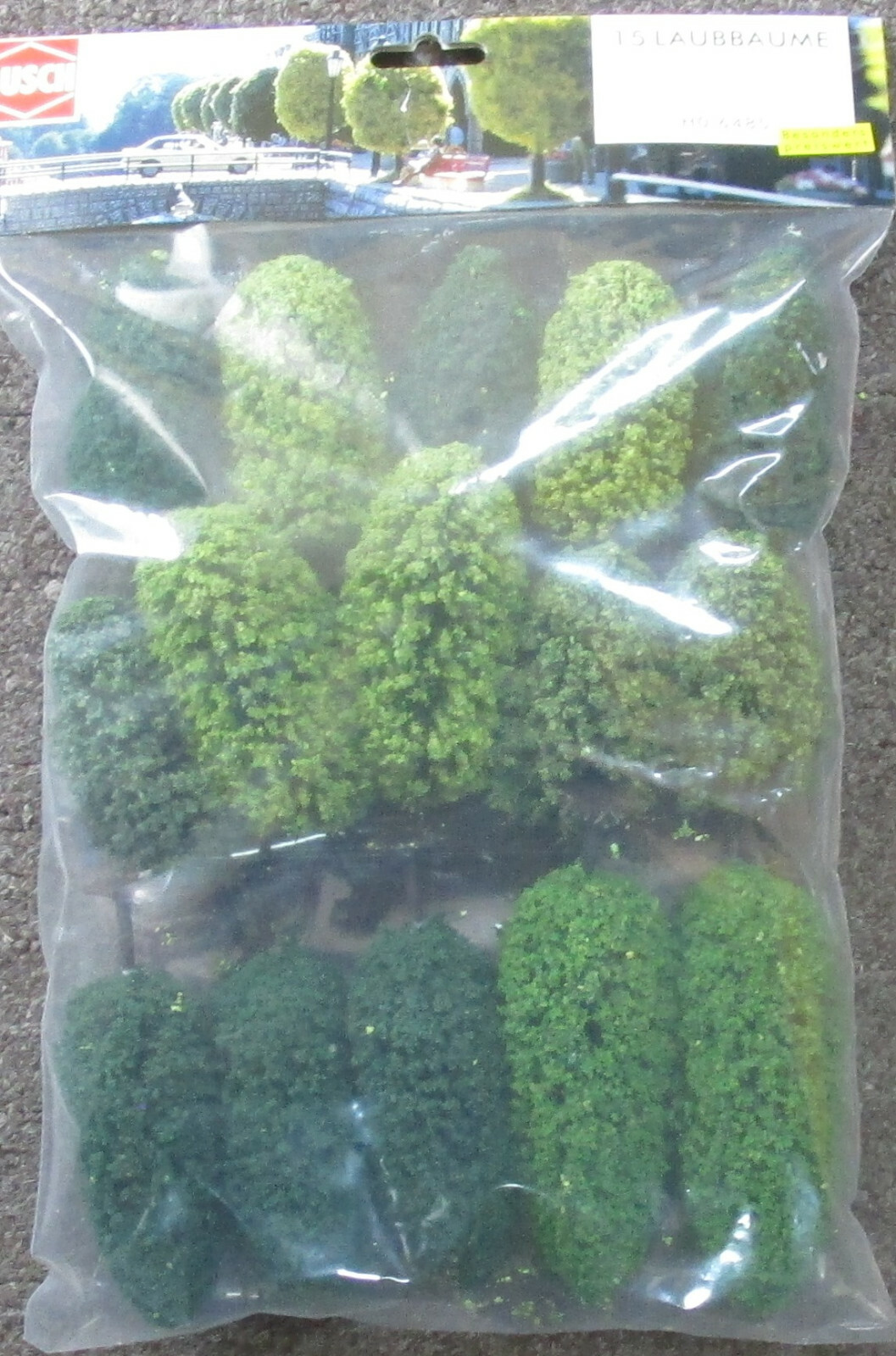 Busch Modellbau 6485 Set 15 Deciduous Trees H0 1:87 NEW 4001738064858 ...