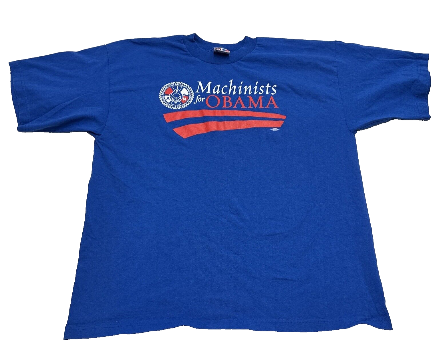 Machinists for OBAMA PresidentMade in USA Graphic Shirt 2XL CWA Union ...