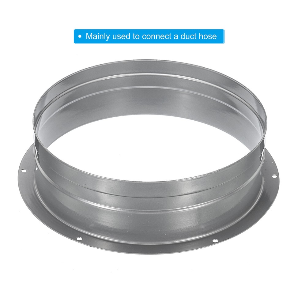 8 Inch Duct Connector Flange Metal Exhaust Hose Straight Pipe | eBay
