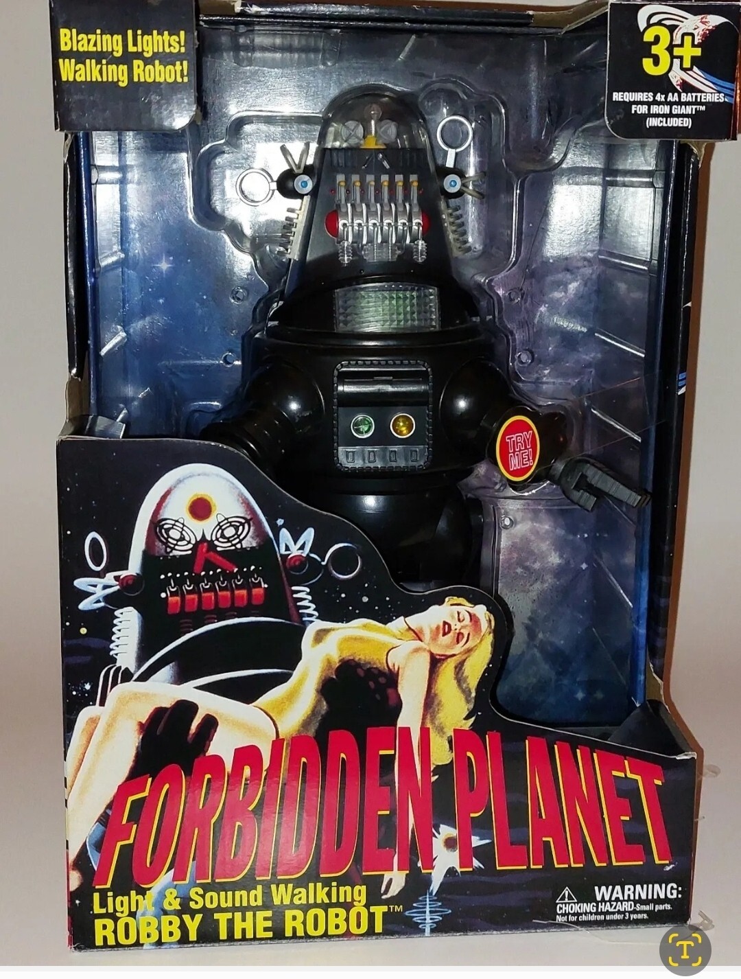Forbidden Planet Robby The Robot Figure with Light & Walking Sound for ...