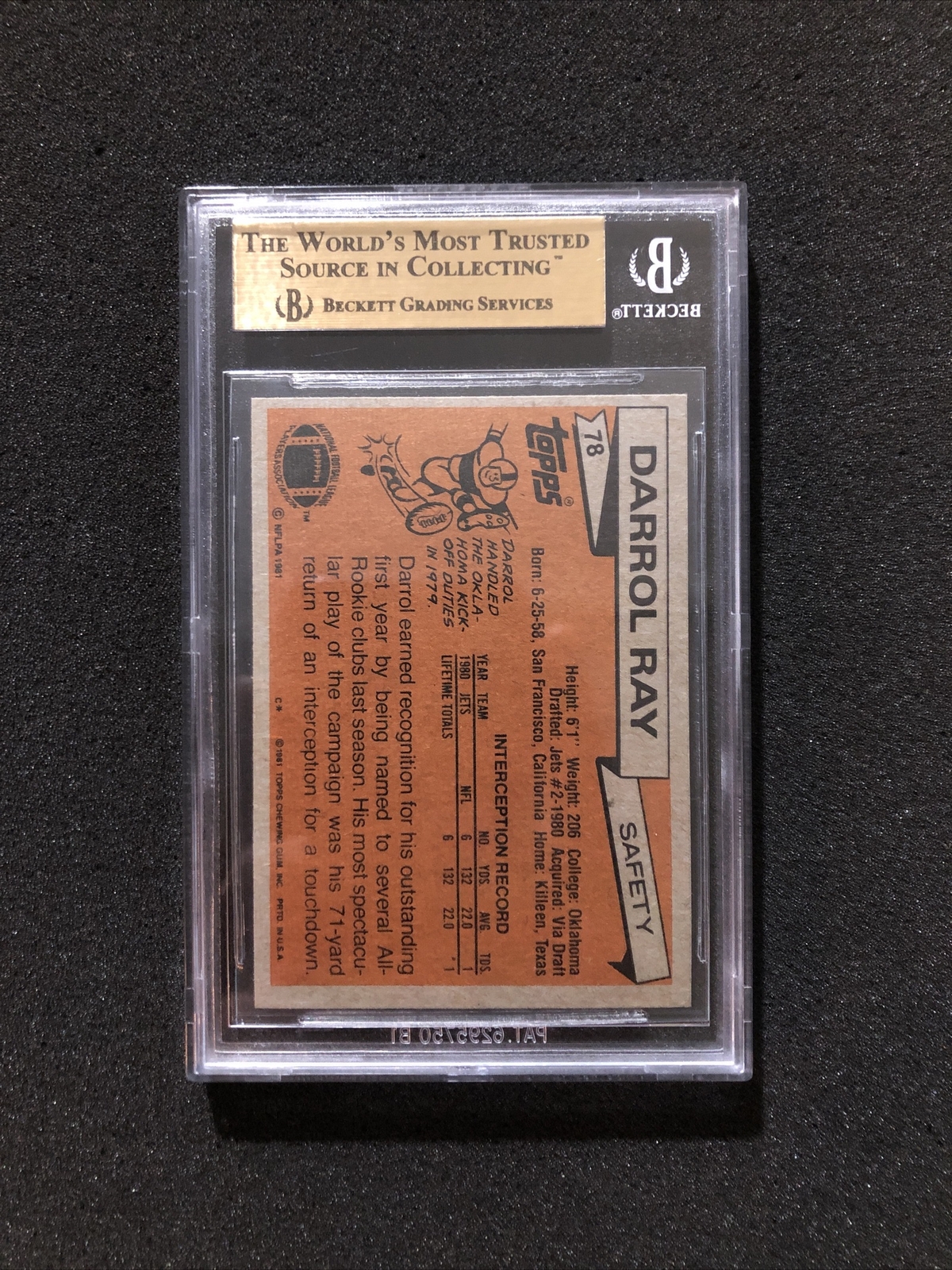 1981 Topps - Darrol Ray #78 (RC) for sale online | eBay