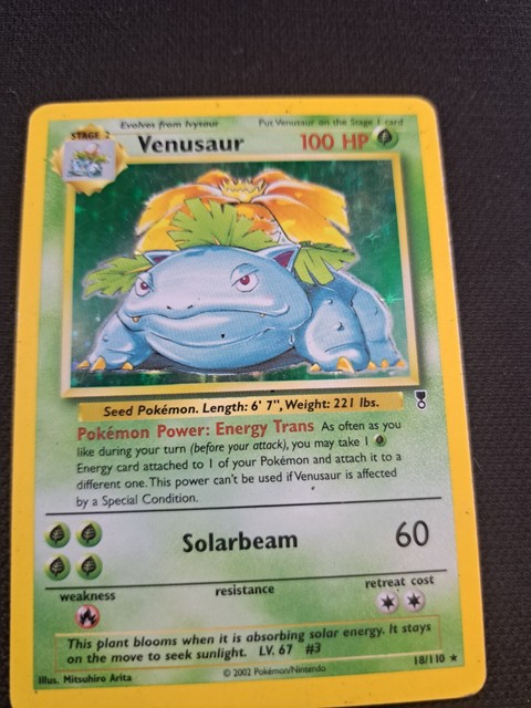 Pokémon TCG Venusaur Legendary Collection 18 Holo Holo Rare for sale ...