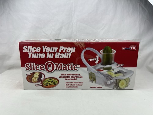 NIB Slice O Matic Telebrands Chop Dice Slice Fruit Vegetable Food Multi ...