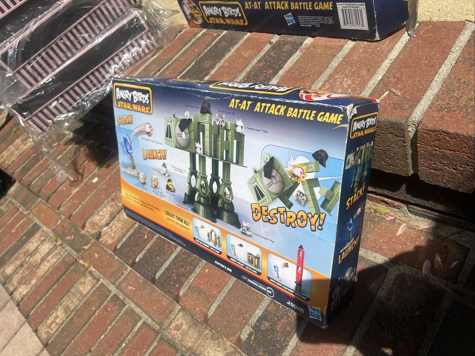 New Star Wars Angry Birds AT-AT Attack Battle Game Exclusive Figures ...