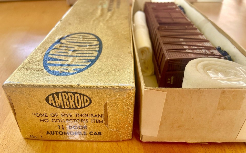 HO SCALE AMBROID 1 &1/2 DOOR AUTOMOBILE CAR 1 Of 5000 Craftsman Built ...