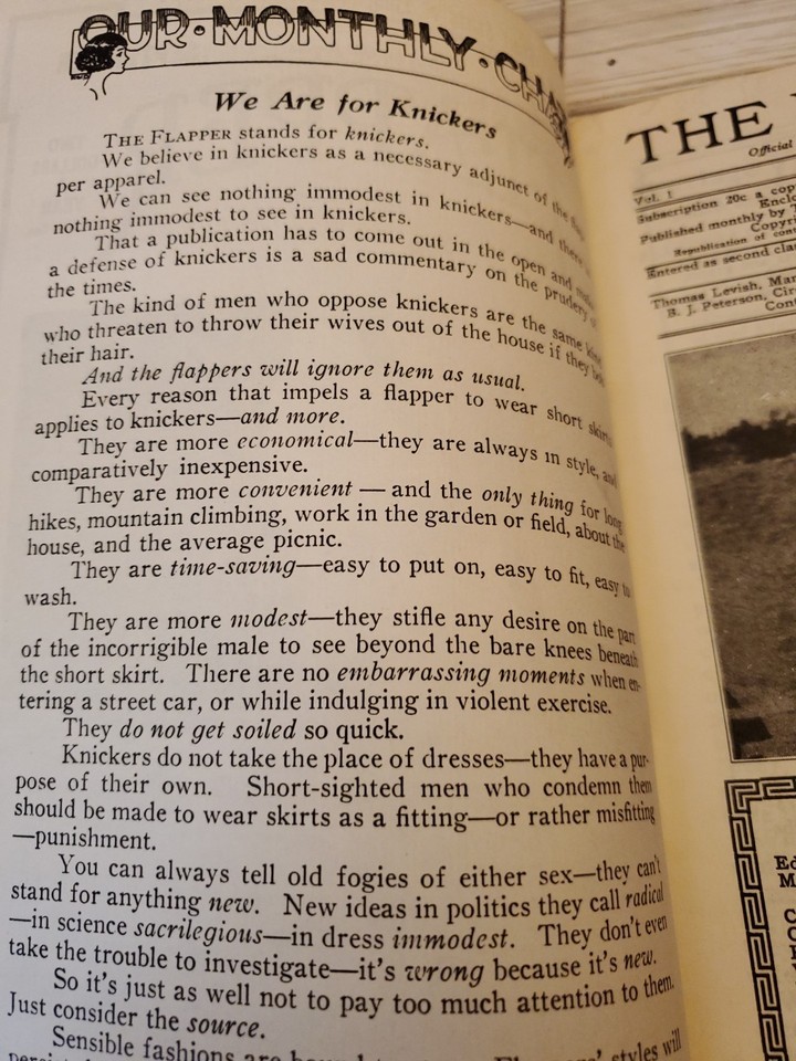 1922 The Flapper Magazine September 1920s VTG Beauty History Vol 1 No 5 ...