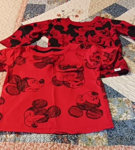 Boys Clothing Size 18-24 Month Gap Mickey Shirt & Disney Mickey Shirt 4T | eBay