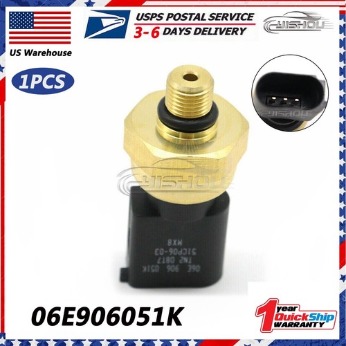 Set (1) Fuel Pressure Sensor 06E906051K For Audi Volkswagen Jetta ...