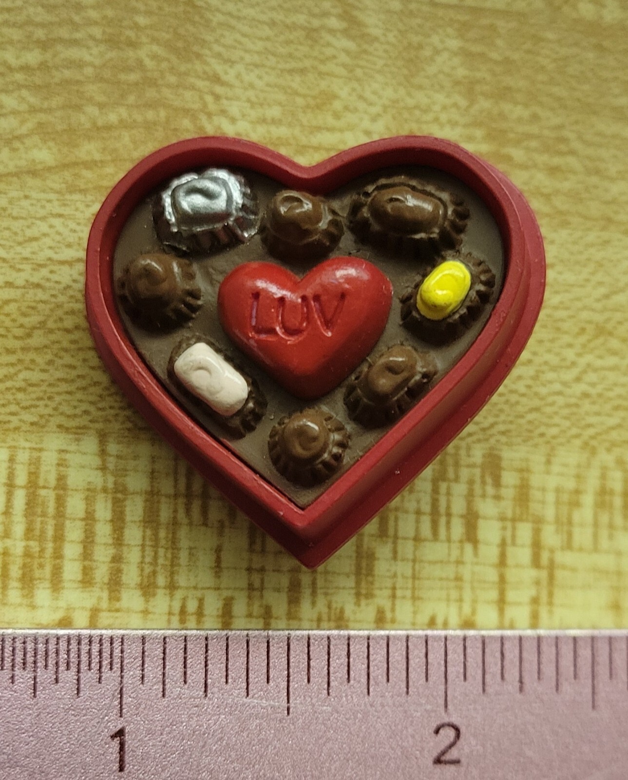 Vintage Hallmark Heart Shaped Box Of Chocolates Pin Valentine's Day | eBay