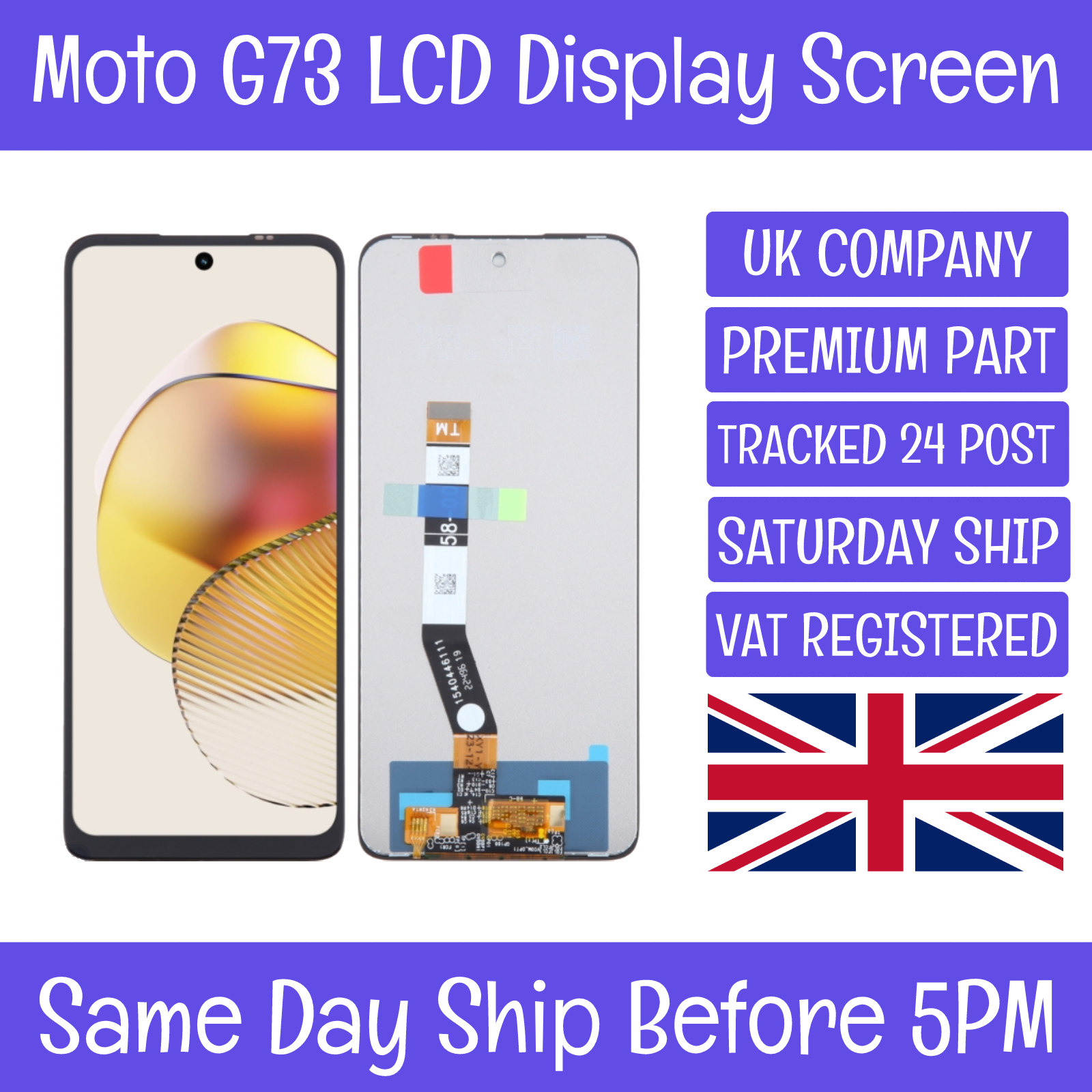 Motorola Moto G73 5G XT2237-2 XT2237-1 LCD Touch Screen Display ...