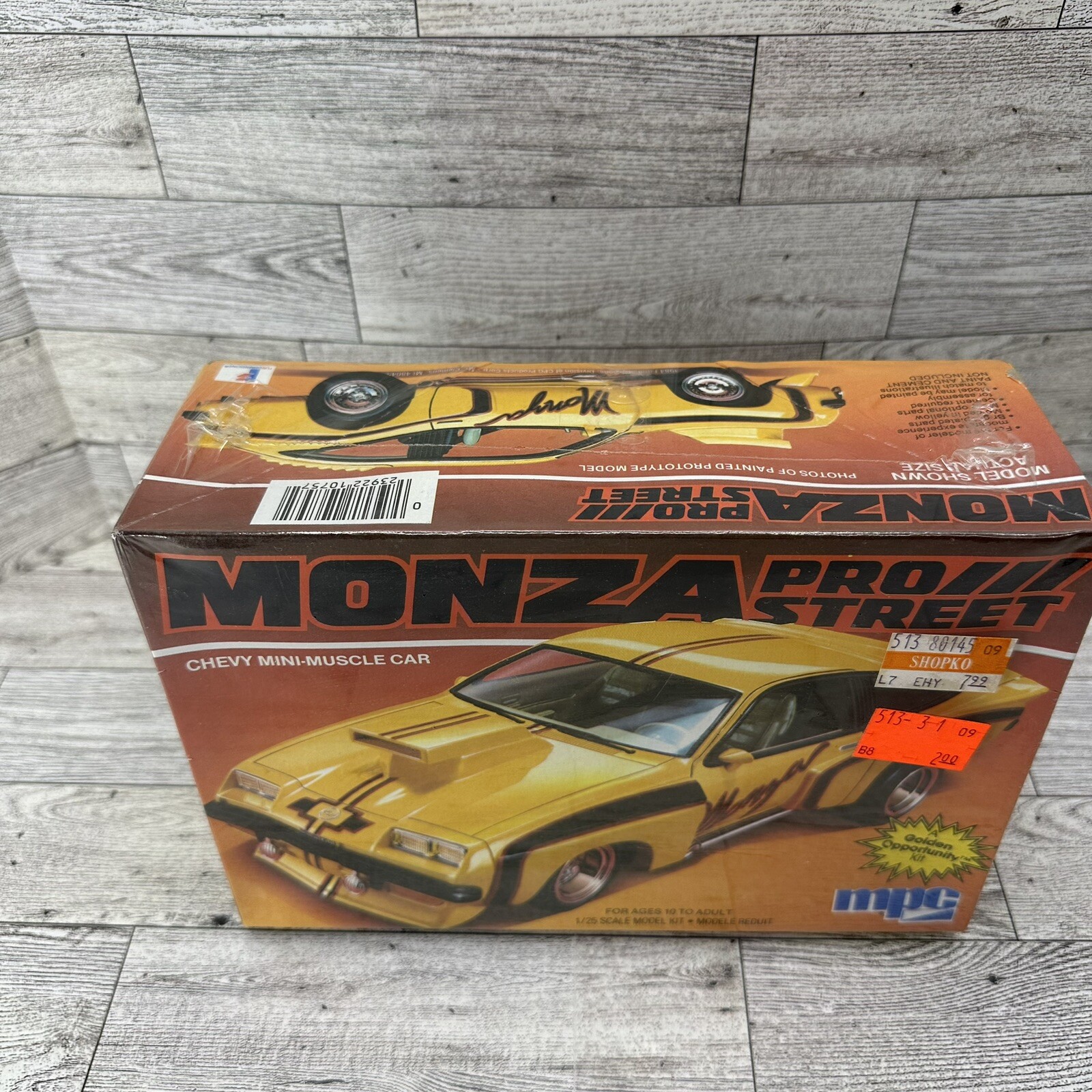 Vtg MPC 1984 Chevy Monza Pro Street Factory Sealed Model Kit 1:25 1 ...