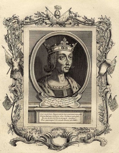 Monarchie Portrait du roi Louis X 10 du Le Hutin gravure XVIIIe ...
